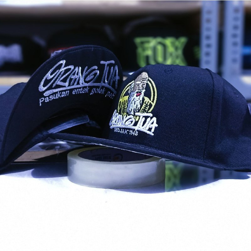 Jual Topi Orang Tua TB Hitam / 266 / Topi Snapback NY/ Topi Snapback ...