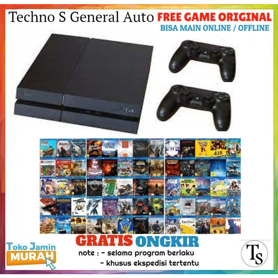 Jual PS4 FAT 500GB / PS4 Fat 1TB full Game Request / PS 4 Fat 500 GB ...