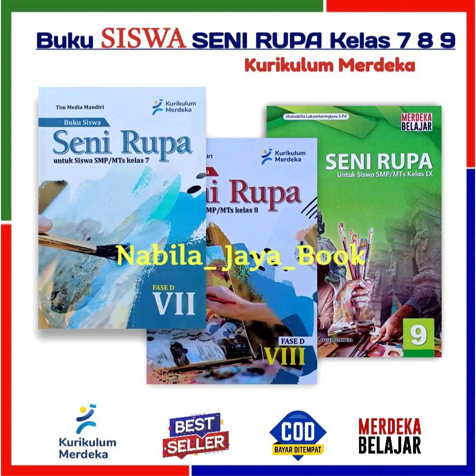 Jual Buku Siswa Seni Rupa SMP Kelas 7 8 9 Kurikulum Merdeka - Buku Seni Rupa Kelas 7 8 9 SMP/MTs ...