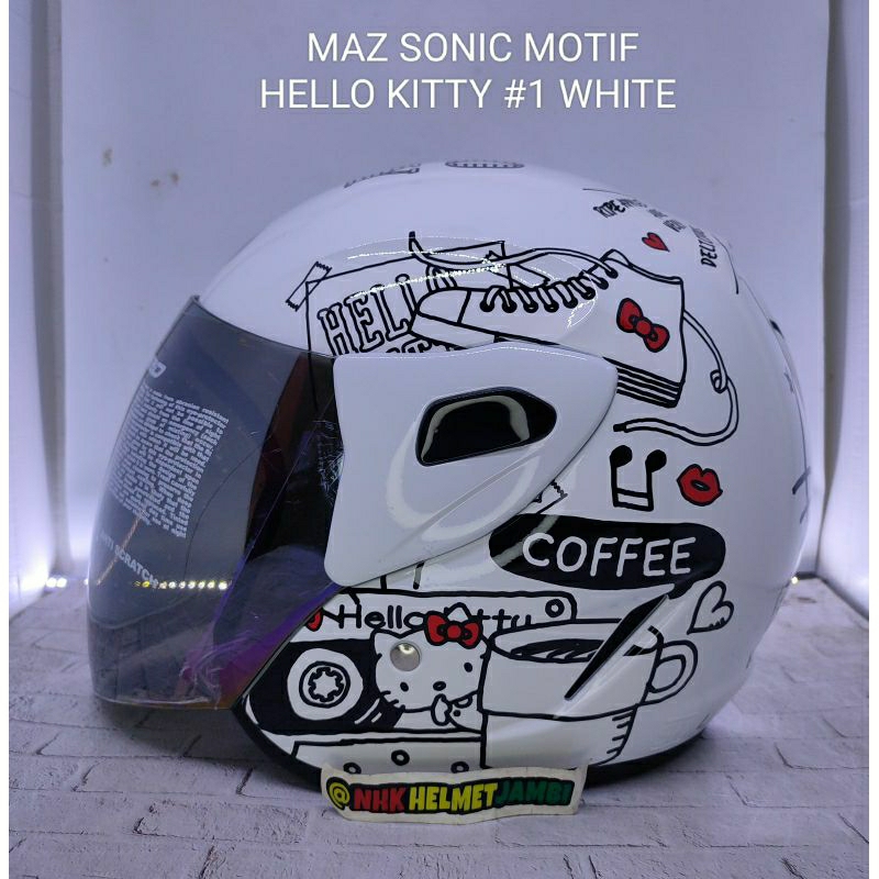 Jual Maz Sonic Hello Kitty #1 White Kaca Pelangi | Shopee Indonesia