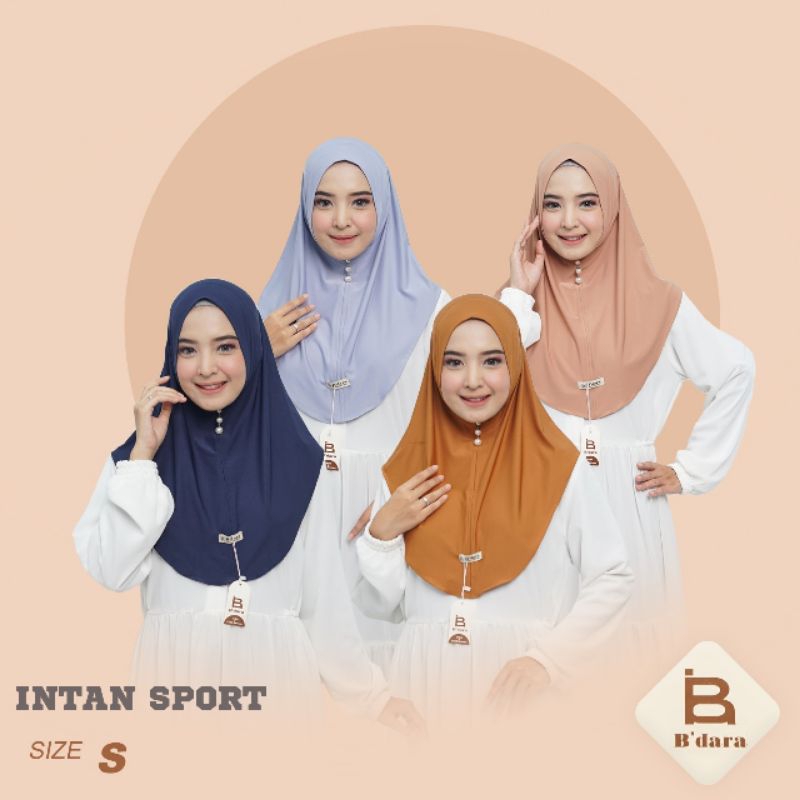 Jual Paket Jilbab instan jersey (isi 5-10Pcs ) Hijab NON PET Bergo Sport Malay ZAIDA Kerudung ...