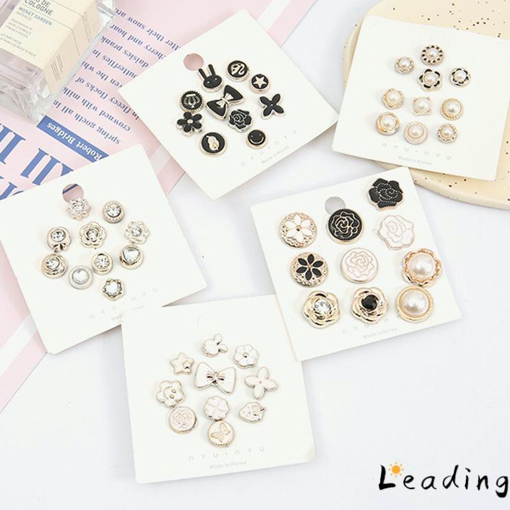 Jual [COD]5 / 10 PCS Bros Pin Wanita Model Invisible 5/10Set Sweater ...