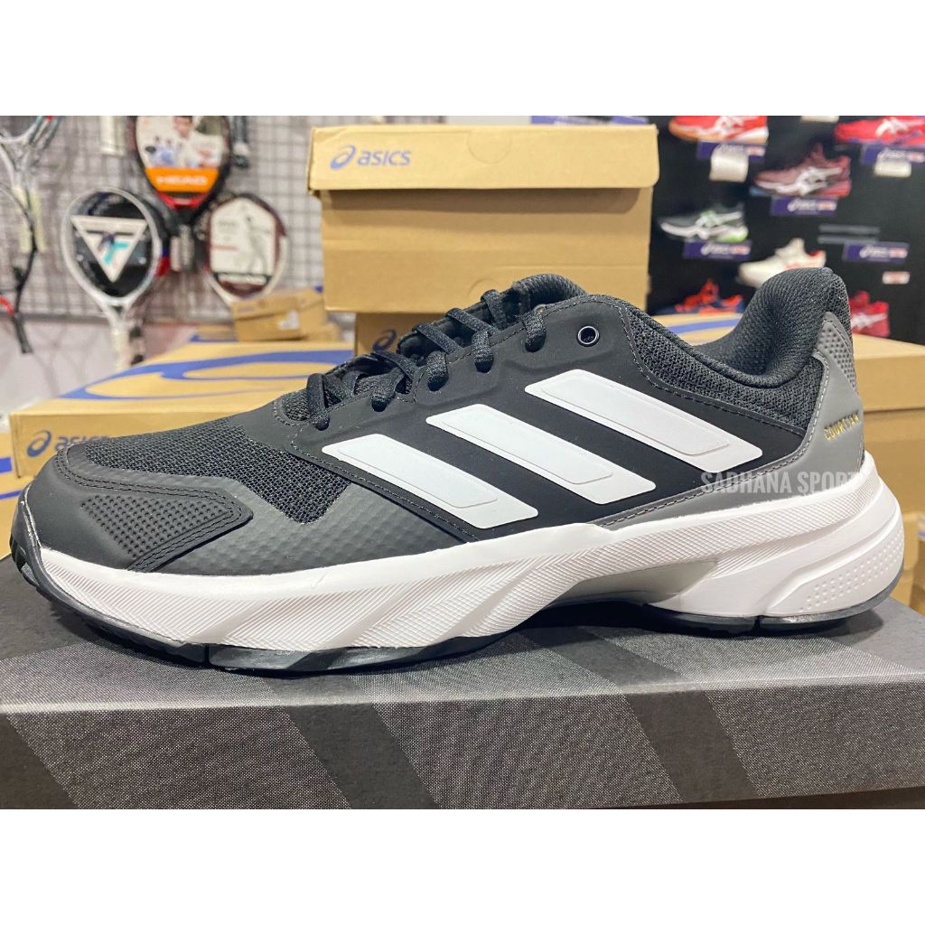 Jual Sepatu Tenis Adidas Courtjam Control 3 M Hitam Putih [IF0458 ...