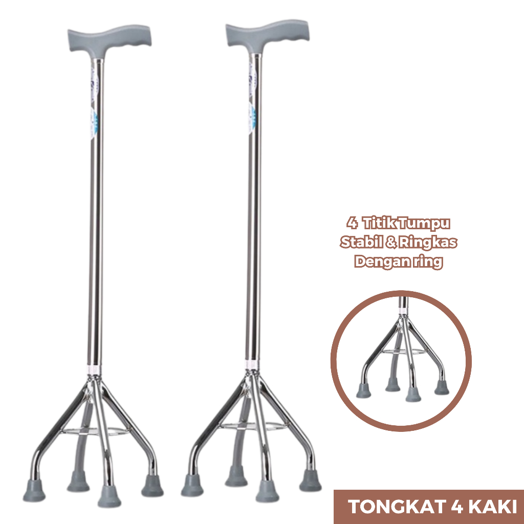 Jual TONGKAT TERLENGKAP !!! TONGKAT LIPAT STAINLESS/TONGKAT BANTU JALAN ...