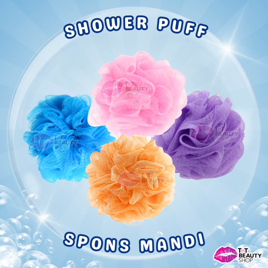 Jual Spons Mandi / Shower puff / Busa Mandi Spons | Shopee Indonesia