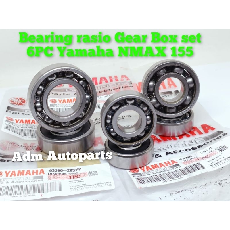 Jual BEARING RASIO GEAR BOX GARDAN 6PC 2DP YAMAHA NMAX 155 OLD NMAX 155 ...