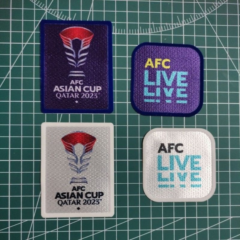 Jual Patch Badge Afc Asian Cup 2023 Velvet ( SEPASANG ) | Shopee Indonesia
