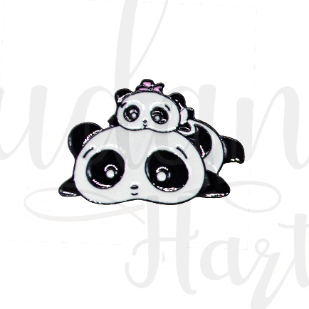 Jual Pin Panda Tumpuk Bros Tas Hijab Unik Motif Animal GH 208301 ...