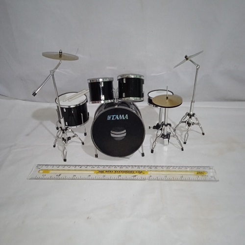 Jual Pajangan Miniatur Alat Musik Drum Set Ukuran Kecil Diameter Bass 6 ...