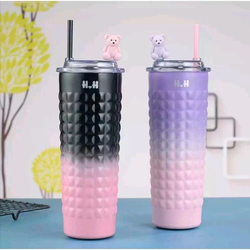 Jual M1 Tumbler Stainless Korea Tumbler 800ml Termos Slim Aesthetic Ala ...