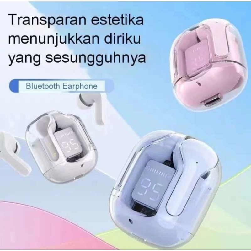 Jual Bluetooth Earphone TWS Air31 Transparant Hi-fi Stereo | Shopee ...