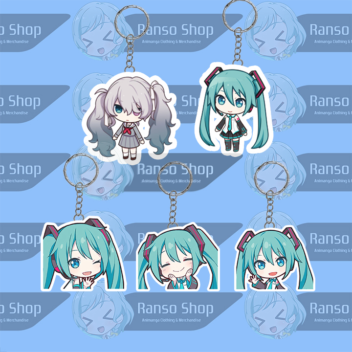 Jual Gantungan Kunci Project Sekai Vocaloid Miku Chibi UV 2 Sisi Laser Cutting Premium | Ganci ...