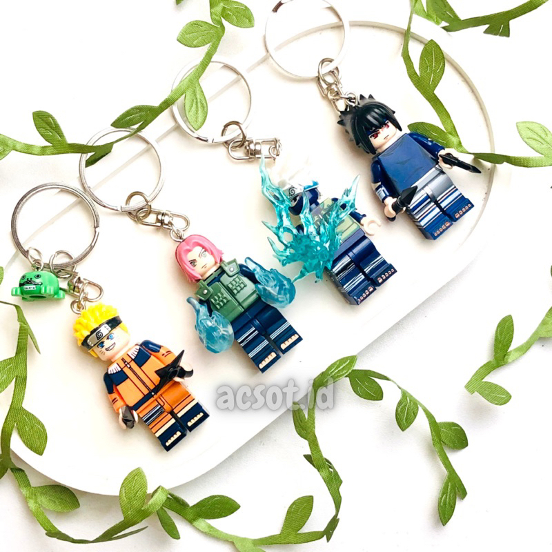 Jual Naruto series Keychain | Minifigure Keychain Naruto series ...