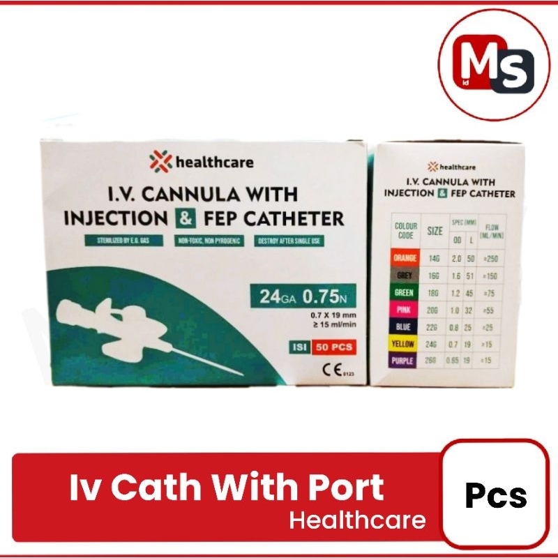 Jual Healthcare IV Cath With Port Abocath / Satuan | Shopee Indonesia