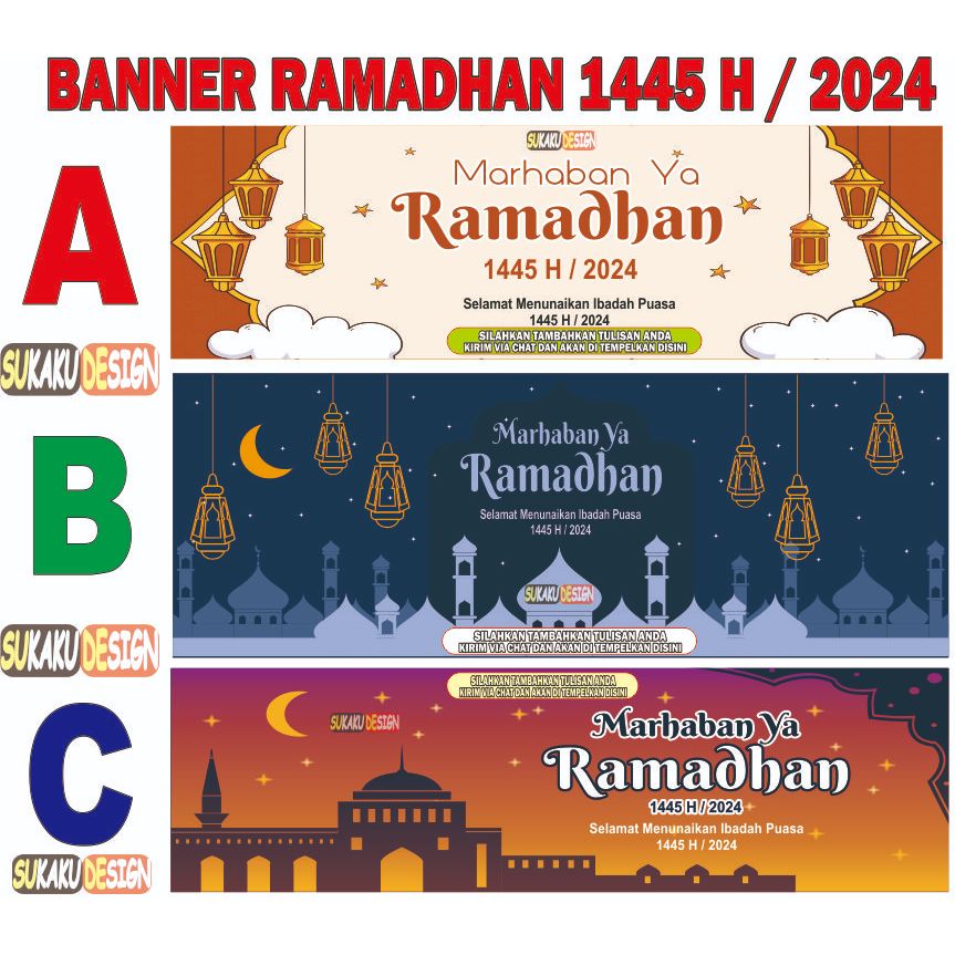 Jual Banner / Spanduk Ramadhan 1446 H / Puasa 2025 / Bisa COD | Shopee ...
