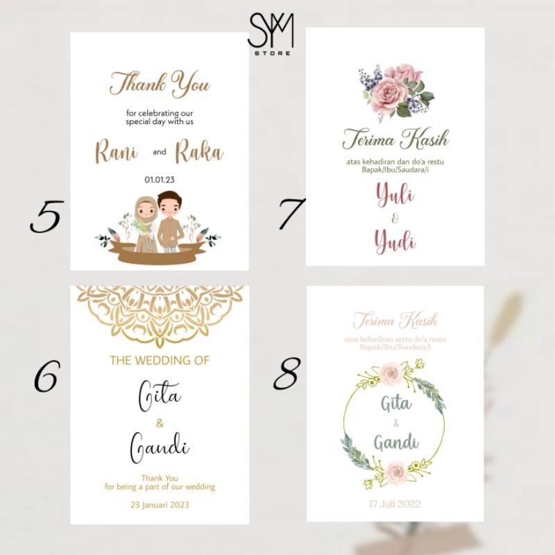 Jual Hang Tag Custome 100pcs | Hang tag Souvenir | Hang tag Kartu ...