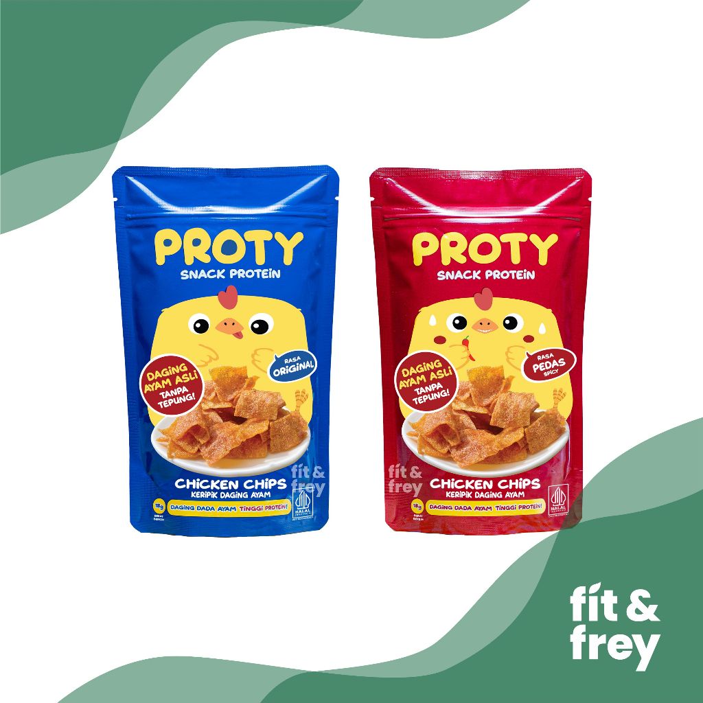 Jual PROTY Chicken Chips 18g - Keripik Daging Ayam Krispi - Snack ...