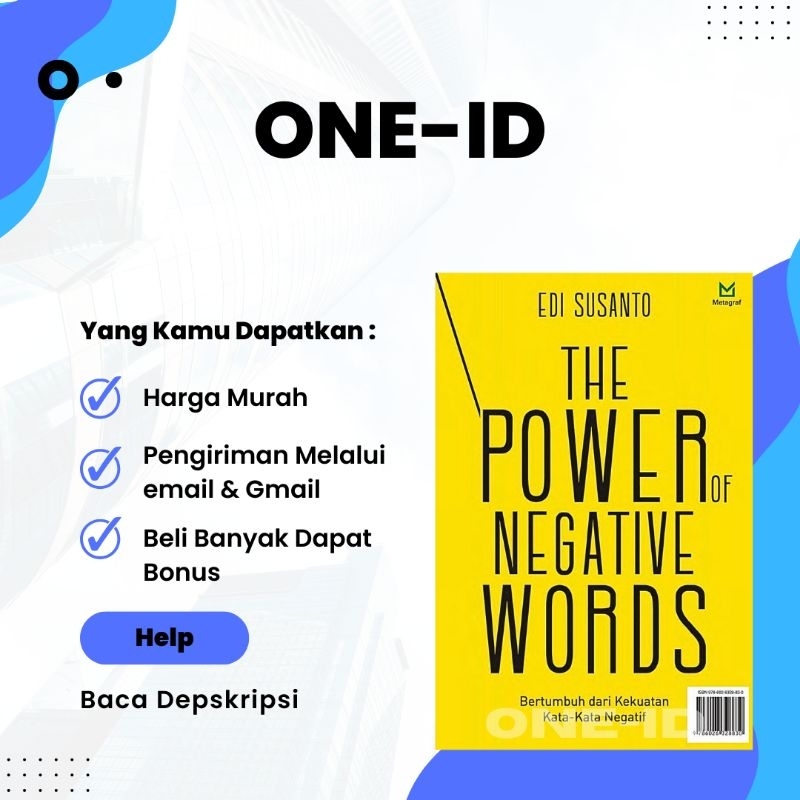Jual The Power of Negative Words Bertumbuh dari Kekuatan Kata-Kata ...
