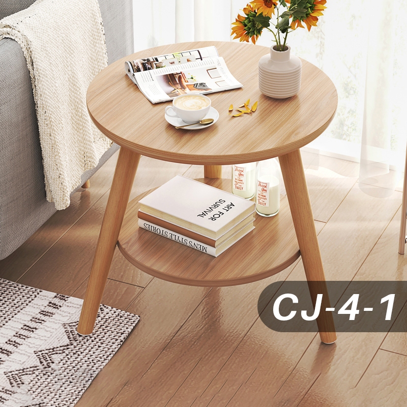 Jual Meja Bulat Teras Meja Kopi Minimalis Modern Meja Kecil 2 Tingkat ...