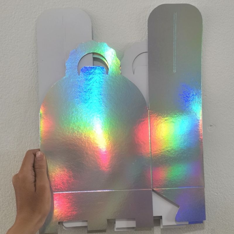 Jual ISI 10 box hampers hologram polos bisa custom dus untuk hadiah ...