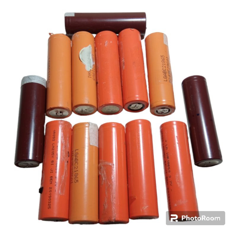 Jual Baterai LGABC21865/18650 Rekondisi bekas copotan baterai laptop ...