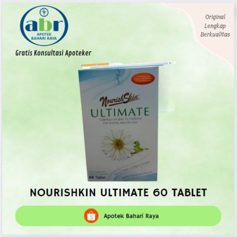 Jual NOURISH SKIN ULTIMATE 60 TABLET | Shopee Indonesia