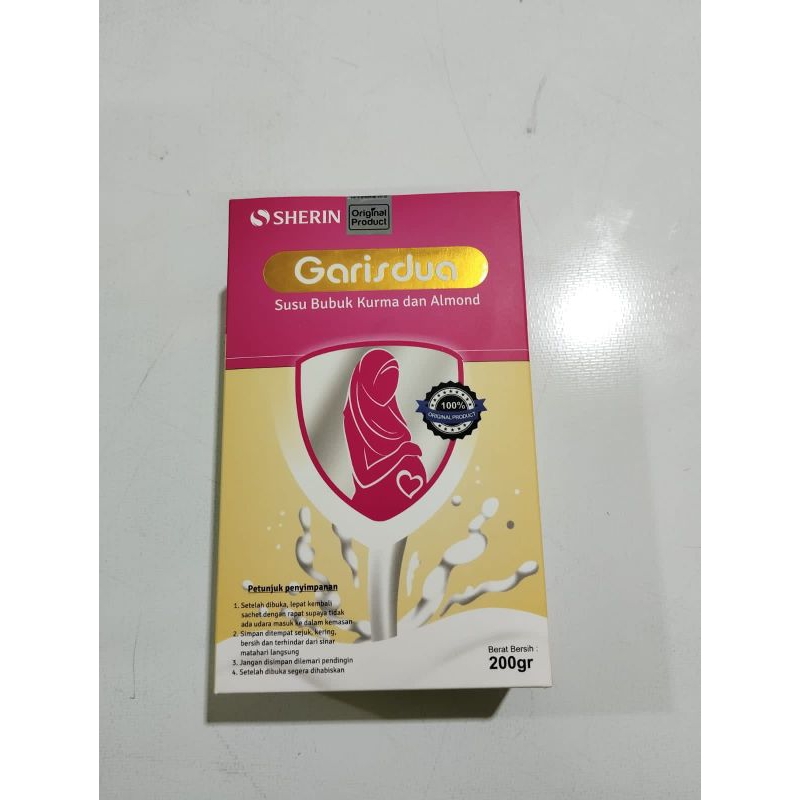 Jual SHERIN Susu Garis Dua/Susu Promil exstrak kurma dan almond ...
