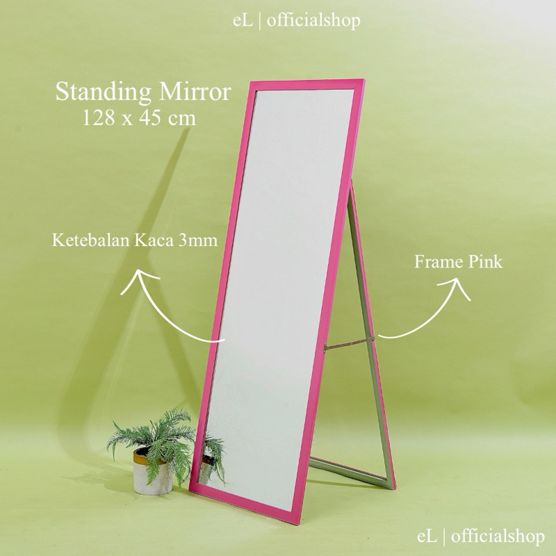 Jual Kaca Cermin Standing Mirror Jumbo Full Body Aesthetic | Shopee ...