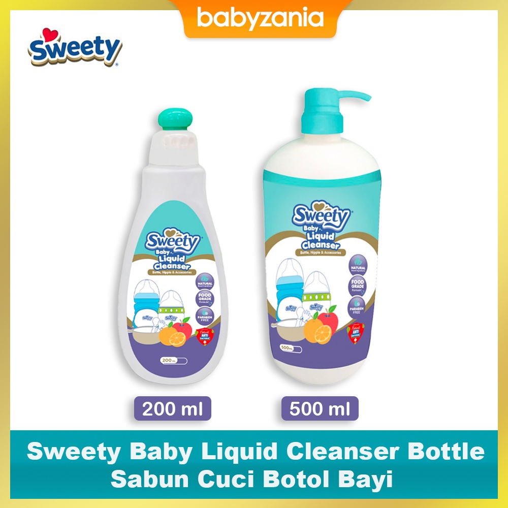Jual Sweety Baby Liquid Cleanser Sabun Cuci Botol Bayi 500 ml 200ml ...