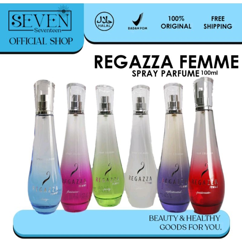 Jual REGAZZA Spray Cologne 100 ML | Shopee Indonesia
