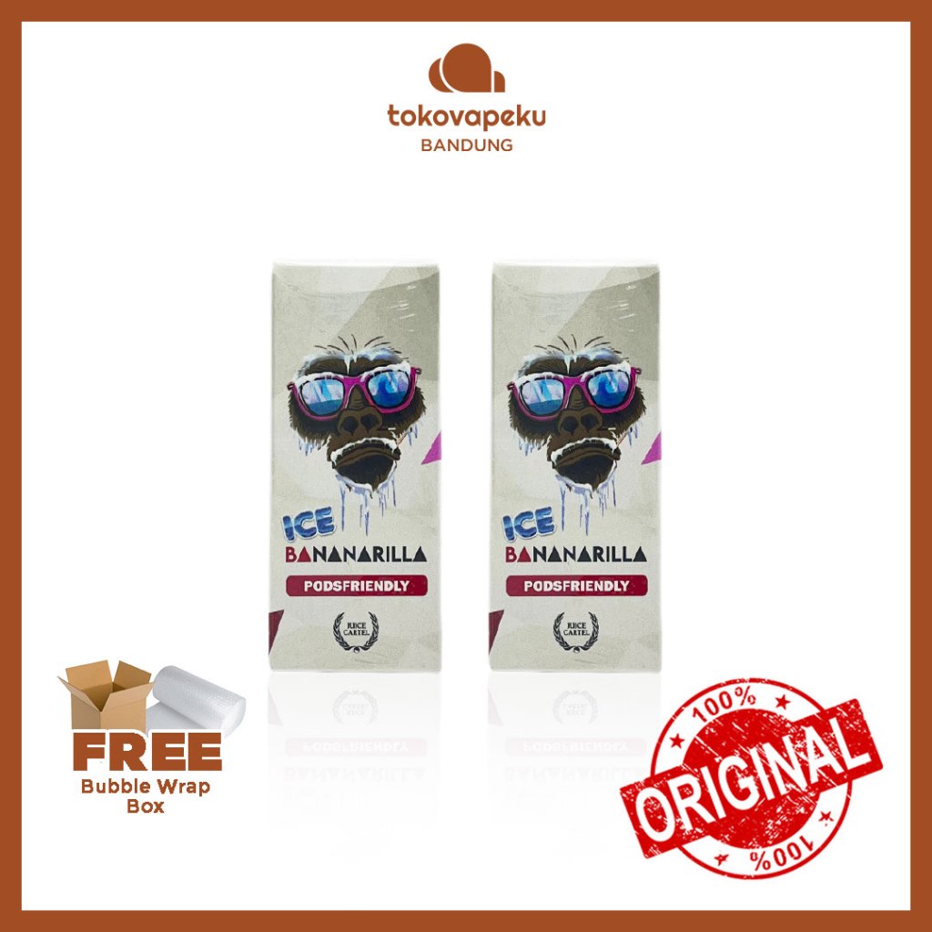 Jual BANANARILLA ICE PODS FRIENDLY STRAWBERRY BANANA 12MG 30ML ORIGINAL ...