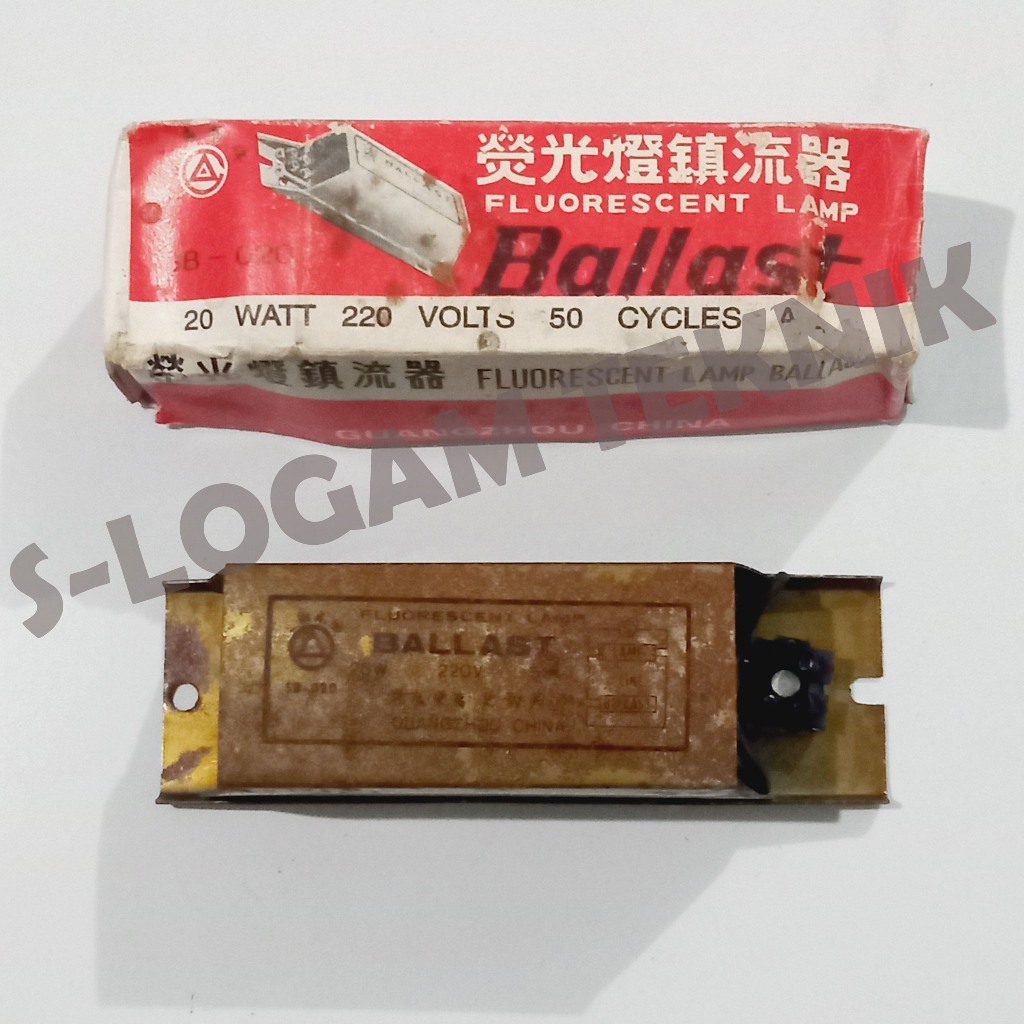 Jual Travo Fluorescent Lamp BALLAST 20W 220V/50Hz Trafo Lampu TL SB 020 ...
