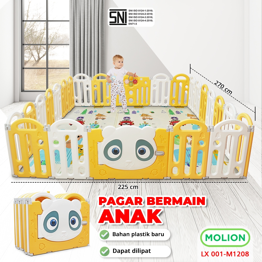 Jual MOLION Pagar Anak Pagar Bayi Set Baby Fence ProsotanPlaypen Pagar ...