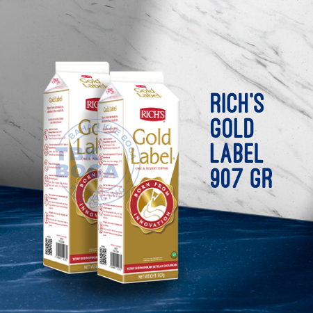 Jual Rich Gold Label ( 907 gr ) Emas Whipping Whip Cream Krim Cair Non ...