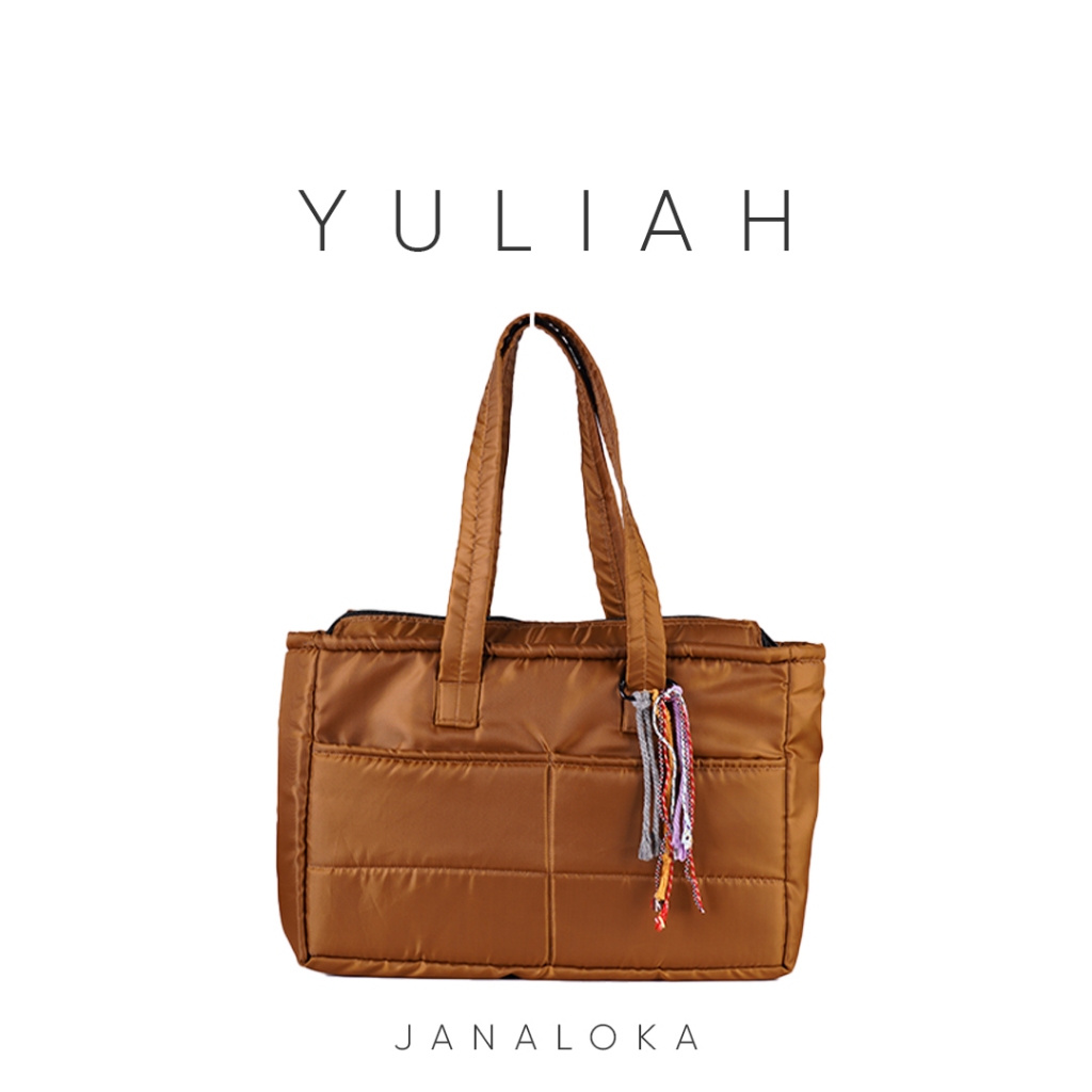 Jual Janaloka Yuliah Puffy Bag - Tas Totebag Wanita Tas Bahu Korean ...