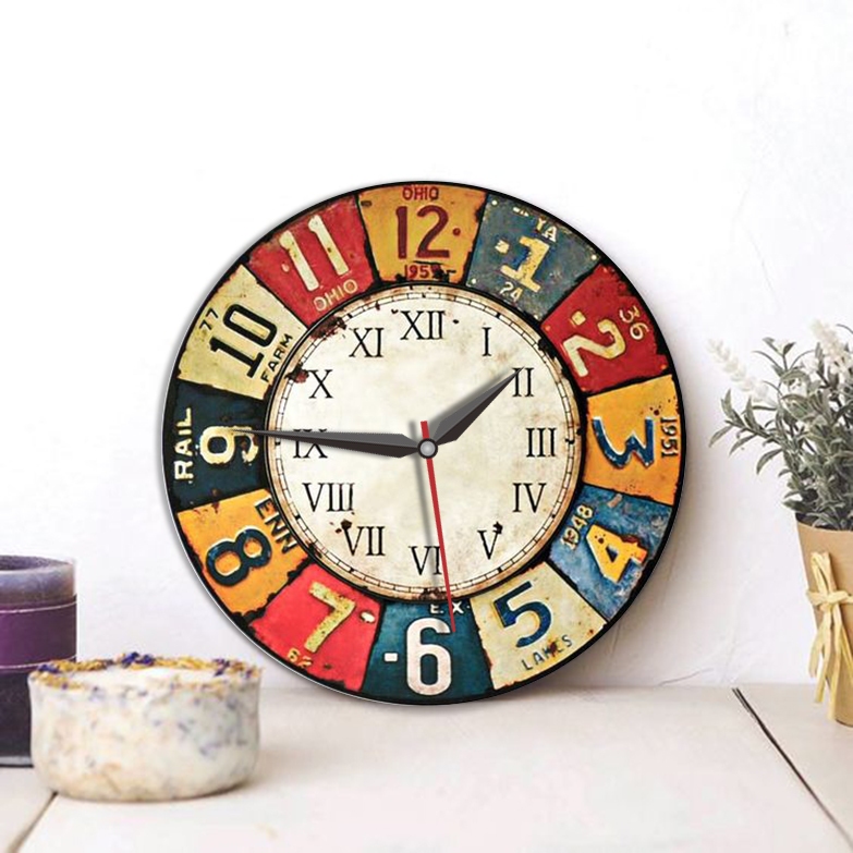 Jual JAM DINDING VINTAGE UNIK / JAM DINDING KLASIK / WALL CLOCK (COD ...