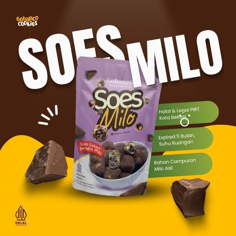 Jual Jajanan viral camilan manis Snack soes cokelat lumer berlapis milo ...