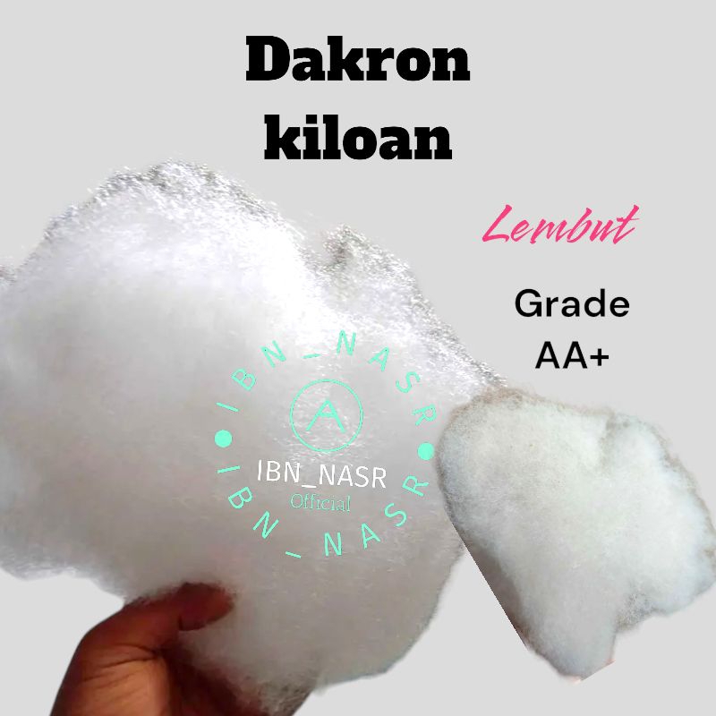 Jual Dakron KILOAN 1 KG Bersih isian bantal Dan boneka Dakron kapas ...