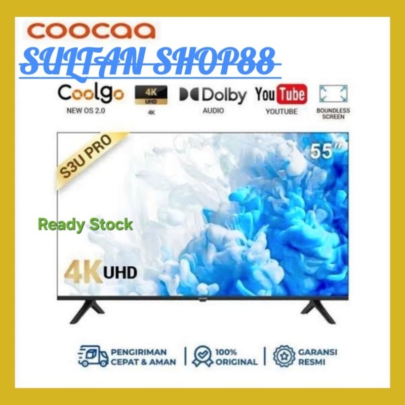 Jual COOCAA SMART TV 50S3UPRO 50 INCH 4K UHD SMART TV HDR10 DOLBY AUDIO ...
