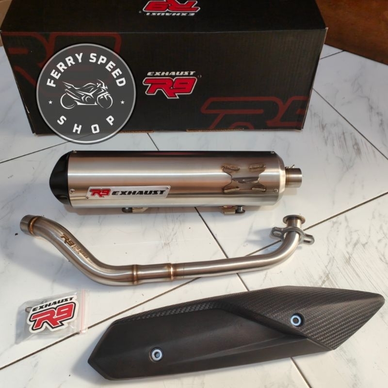 Jual Knalpot R9 Standar Racing & R9 Std Series Nmax Aerox Pcx 150 Pcx ...