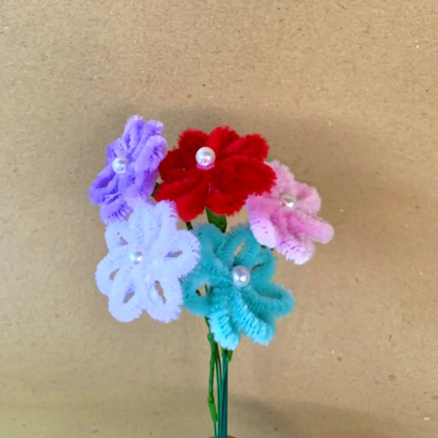 Jual BUNGA KAWAT BULU MINI DAISY (Pertangkai) | Shopee Indonesia