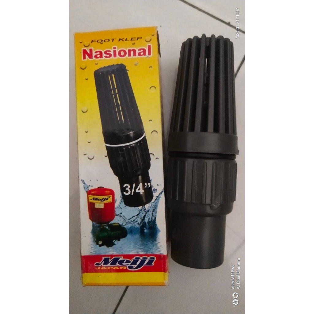 Jual FOOT KLEP JUMBO 3/4 INCHI NASIONAL /KLEP AIR PVC TEBAL/FOOT KLEP ...