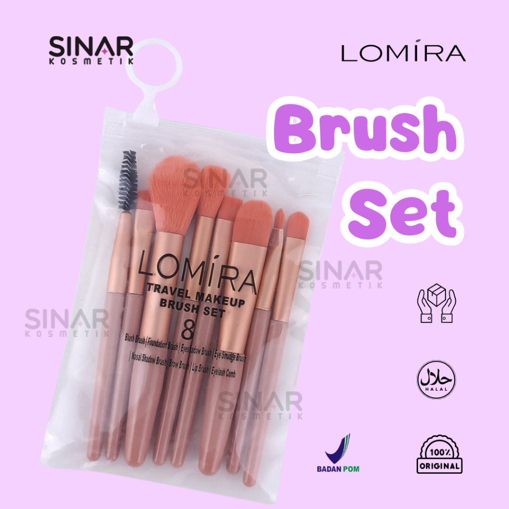 Jual Lomira Brush Set - Kuas Set Lomira Random | Shopee Indonesia