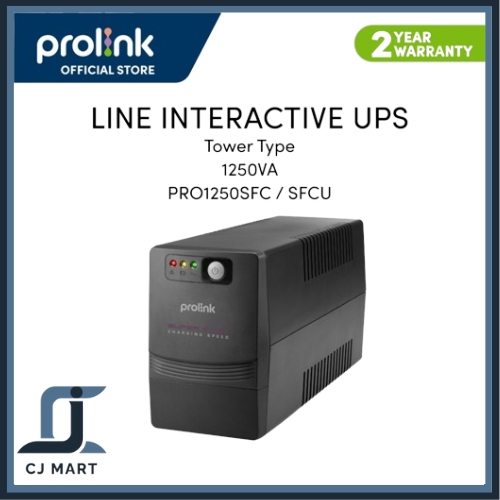 Jual Prolink UPS 1250VA 720 Watt Super Fast Charging PRO1250SFCU ...