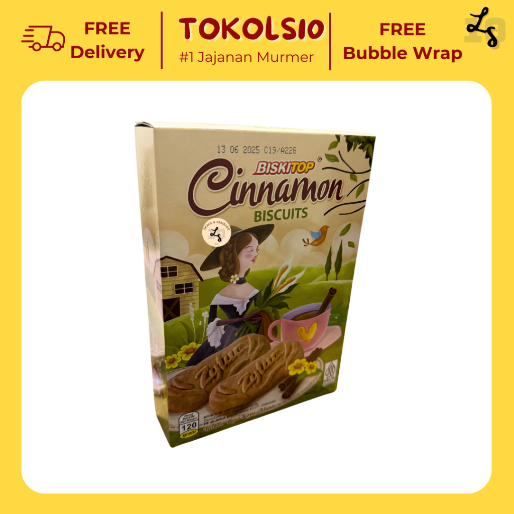 Jual Biskitop Cinnamon Biscuits Biskuit Rasa Kayu Manis @120gr | Shopee ...