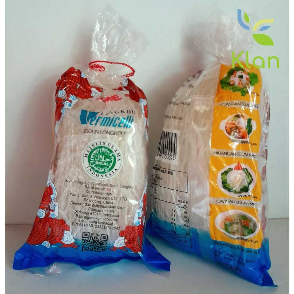 Jual SOUN SOHUN VERMICELLI 50 GR HOME LONGKOU HALAL | Shopee Indonesia