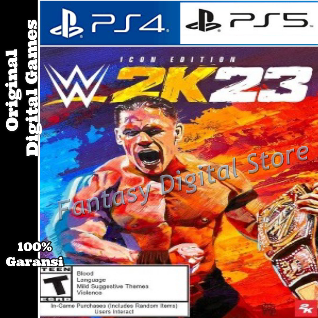 Jual WWE 2k23 DELUXE EDITION / ICON EDITION PS4 PS5 DIGITAL | Shopee ...