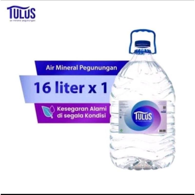 Jual Air Mineral TULUS ph8 galon 16 liter | Shopee Indonesia