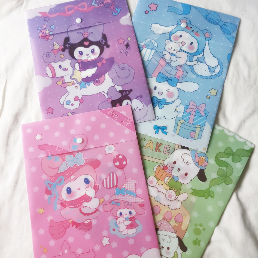 Jual ATK Sanrio Map ukuran F4 | Kuromi Melody Cinnamoroll Pochacco ...