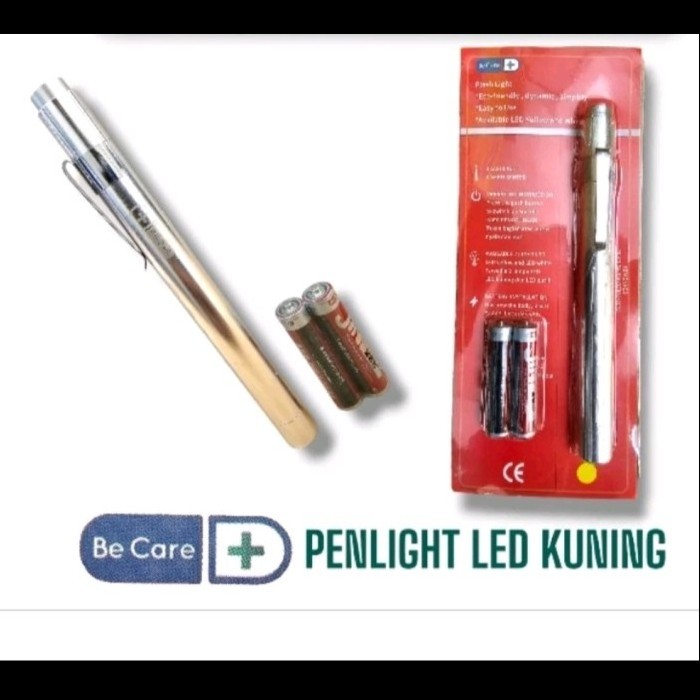 Jual Penlight Be Care Nyala Kuning / Senter LED Warna Kuning Yellow ...